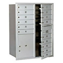 Salsbury Industries 12 Door Front Load 4C Horizontal Cluster Box Unit ...