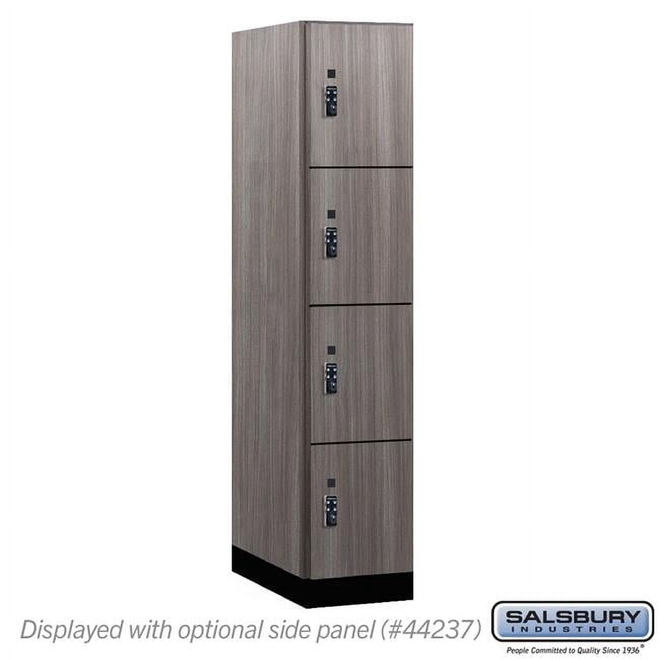Salsbury Industries 15-44164SW-R 15 in. Wide Premier Wood Locker - Four ...
