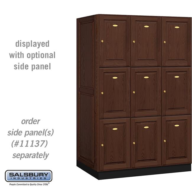 Salsbury Industries 13364DRK 16 in. Wide 3, Wide & 6 ft. High, 24 in ...