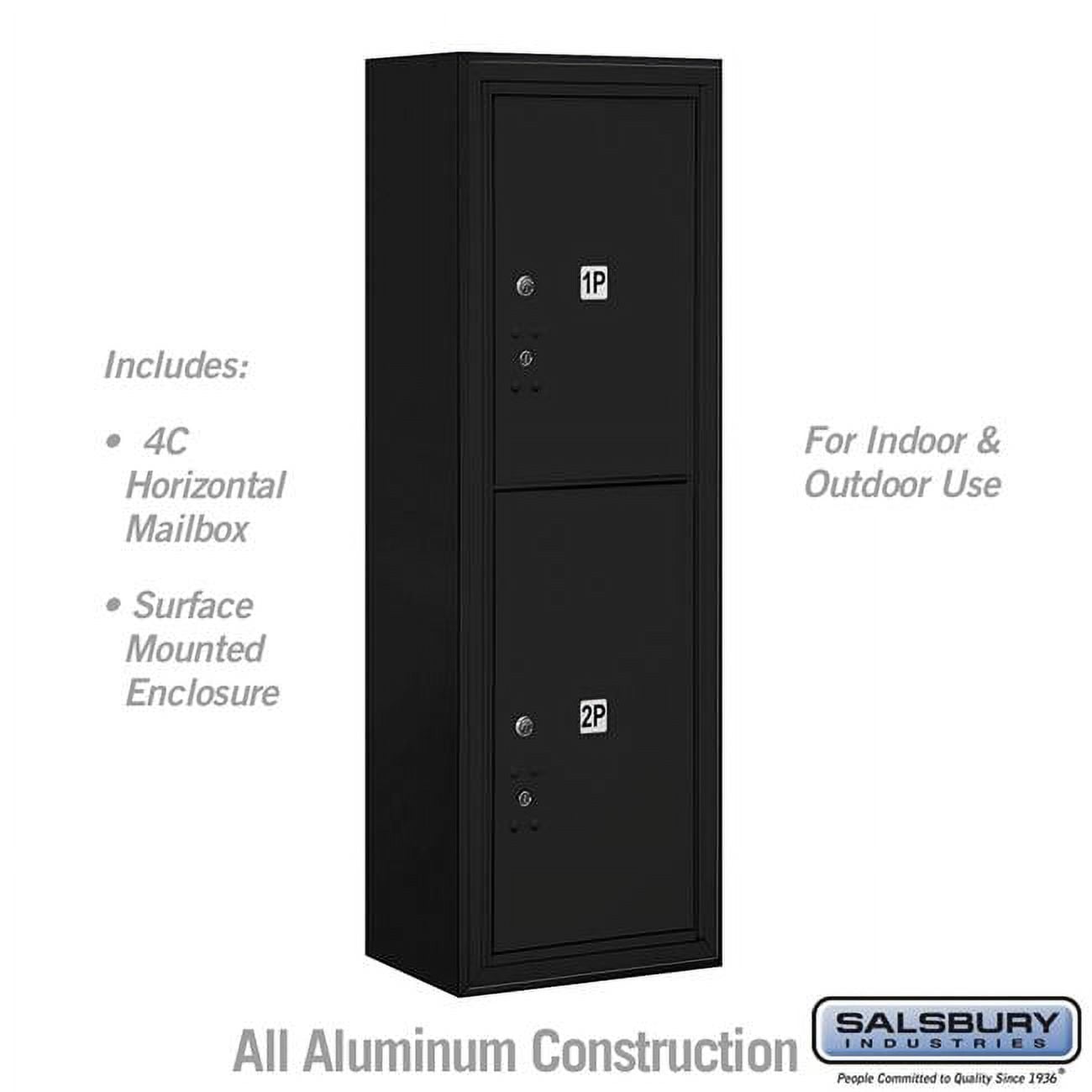Salsbury Industries 17.75 x 42 x 17 in. Surface Mounted 4C Horizontal ...