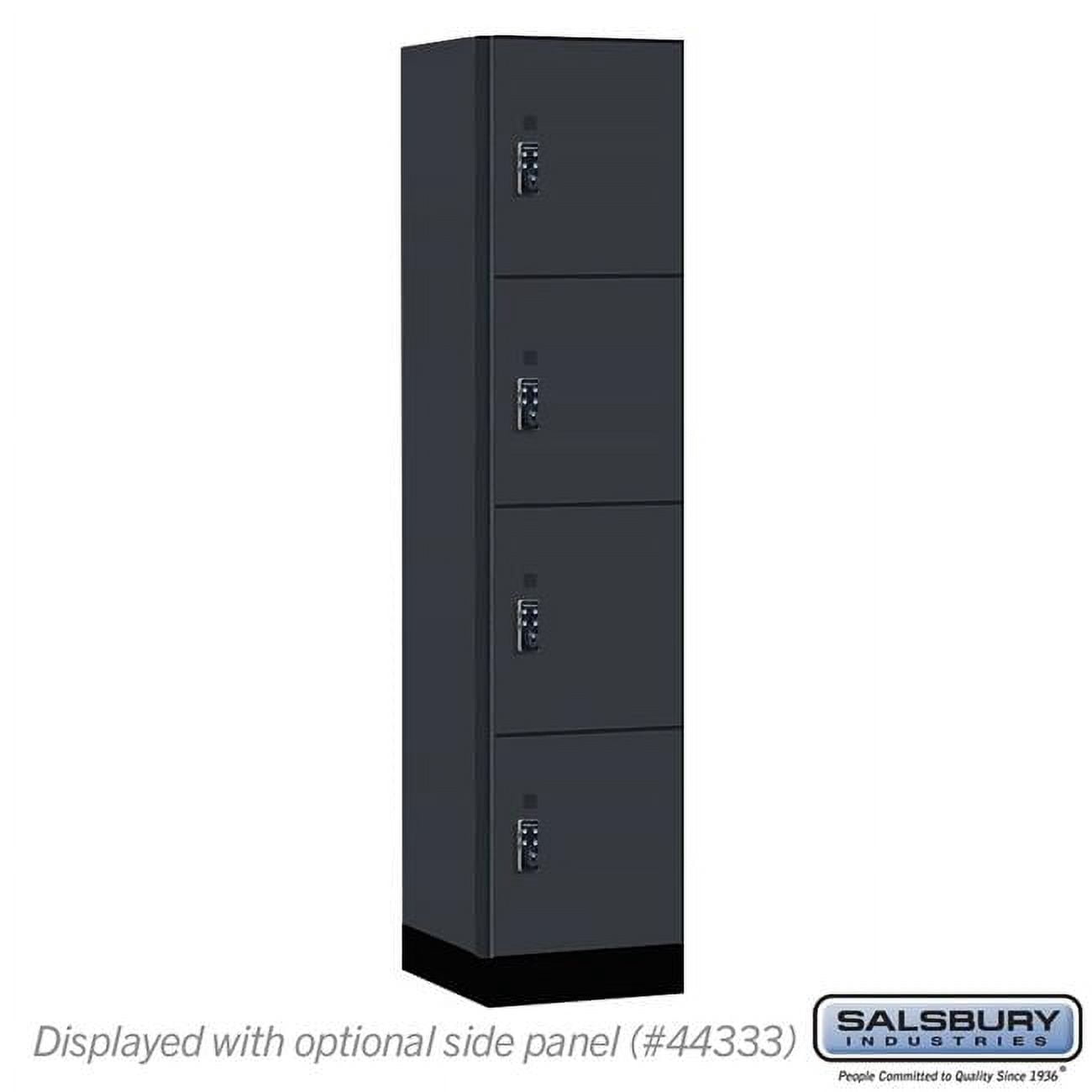 Salsbury Industries 18-44168CM-R 18 in. Wide Premier Wood Locker - Four ...