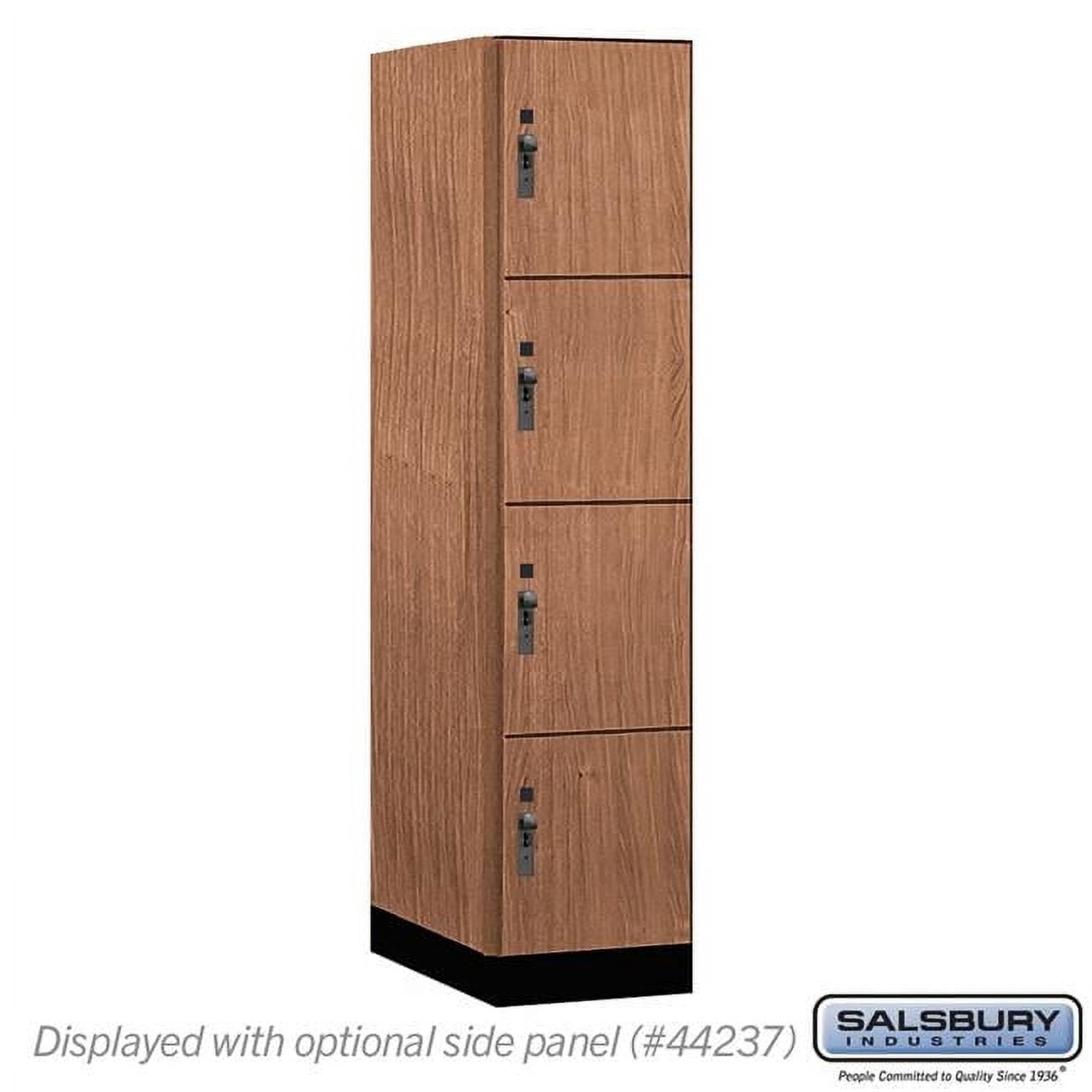 Salsbury Industries 18-44164RO 18 in. Wide Premier Wood Locker - Four ...