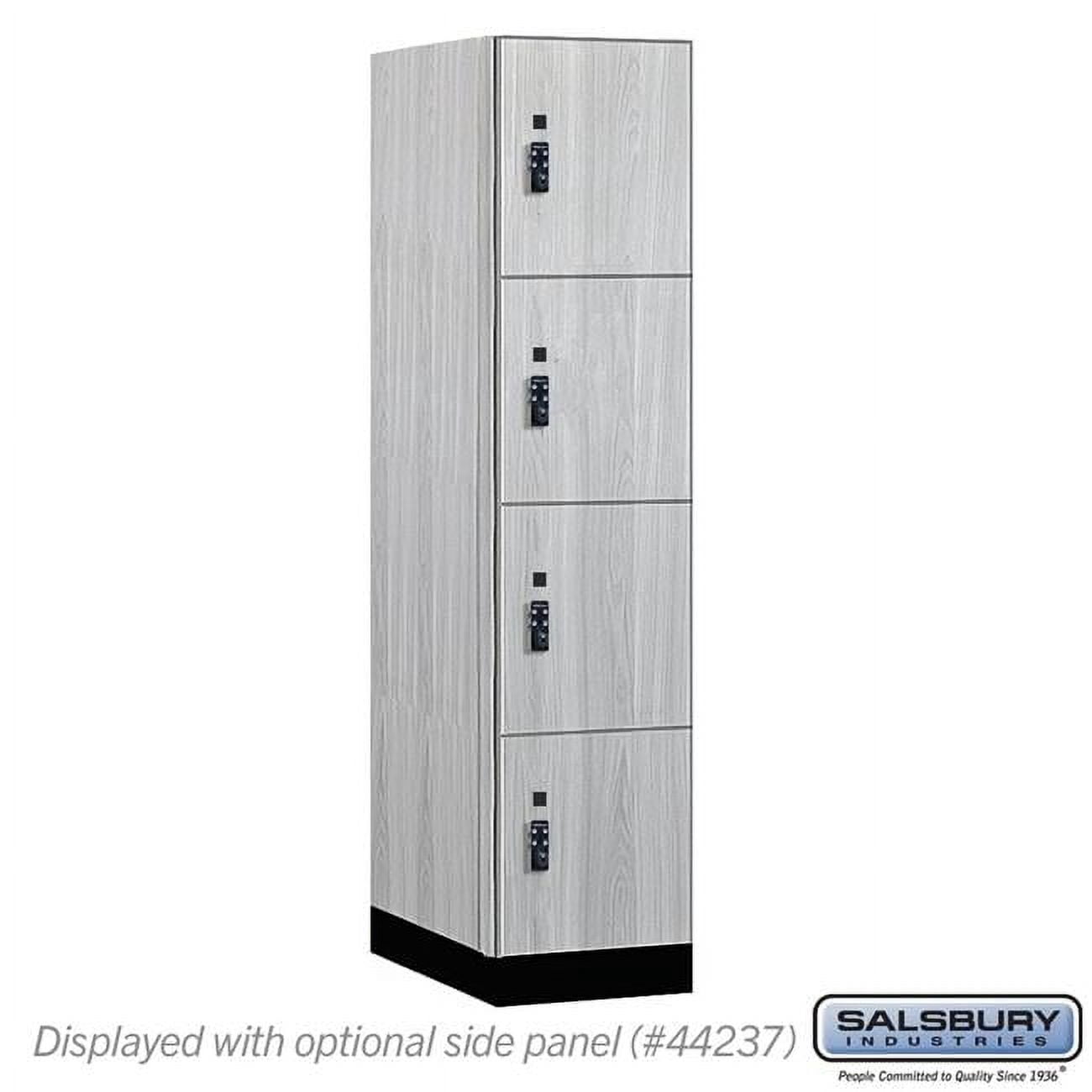 Salsbury Industries 18-44164ST-R 18 in. Wide Premier Wood Locker - Four ...