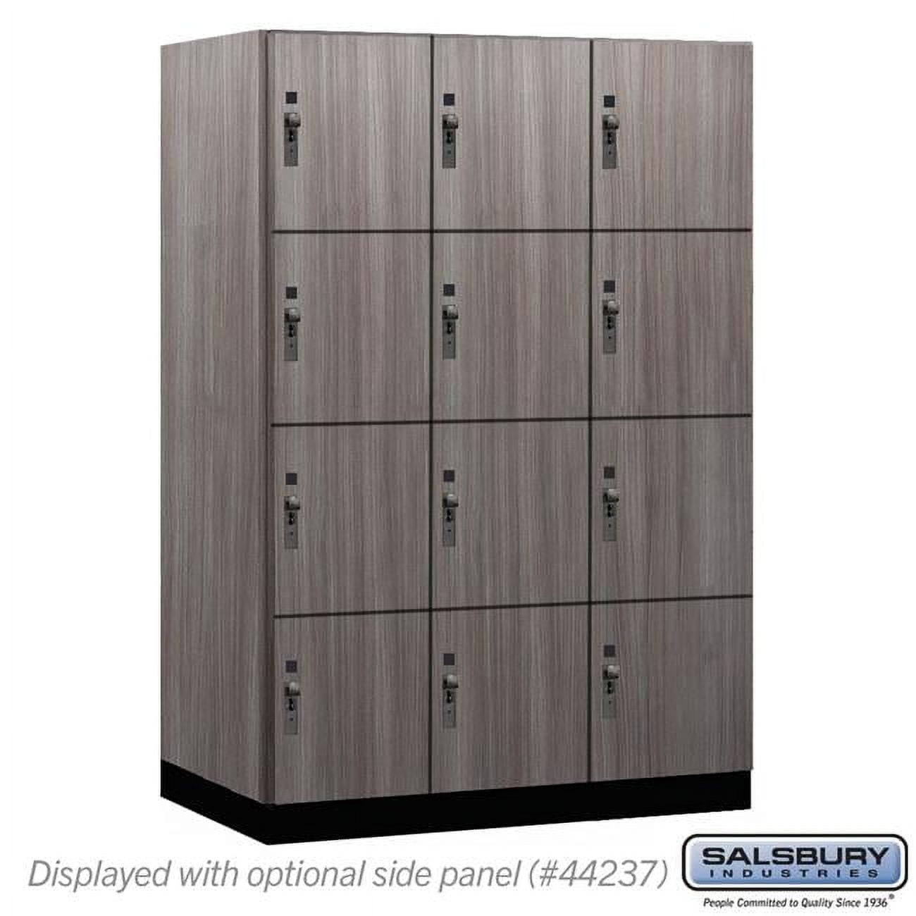 Salsbury Industries 18-44364SW 18 in. Wide Premier Wood Locker - Four ...