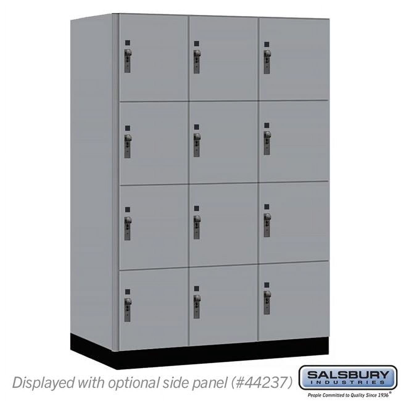 Salsbury Industries 18-44364WF 18 in. Wide Premier Wood Locker - Four ...