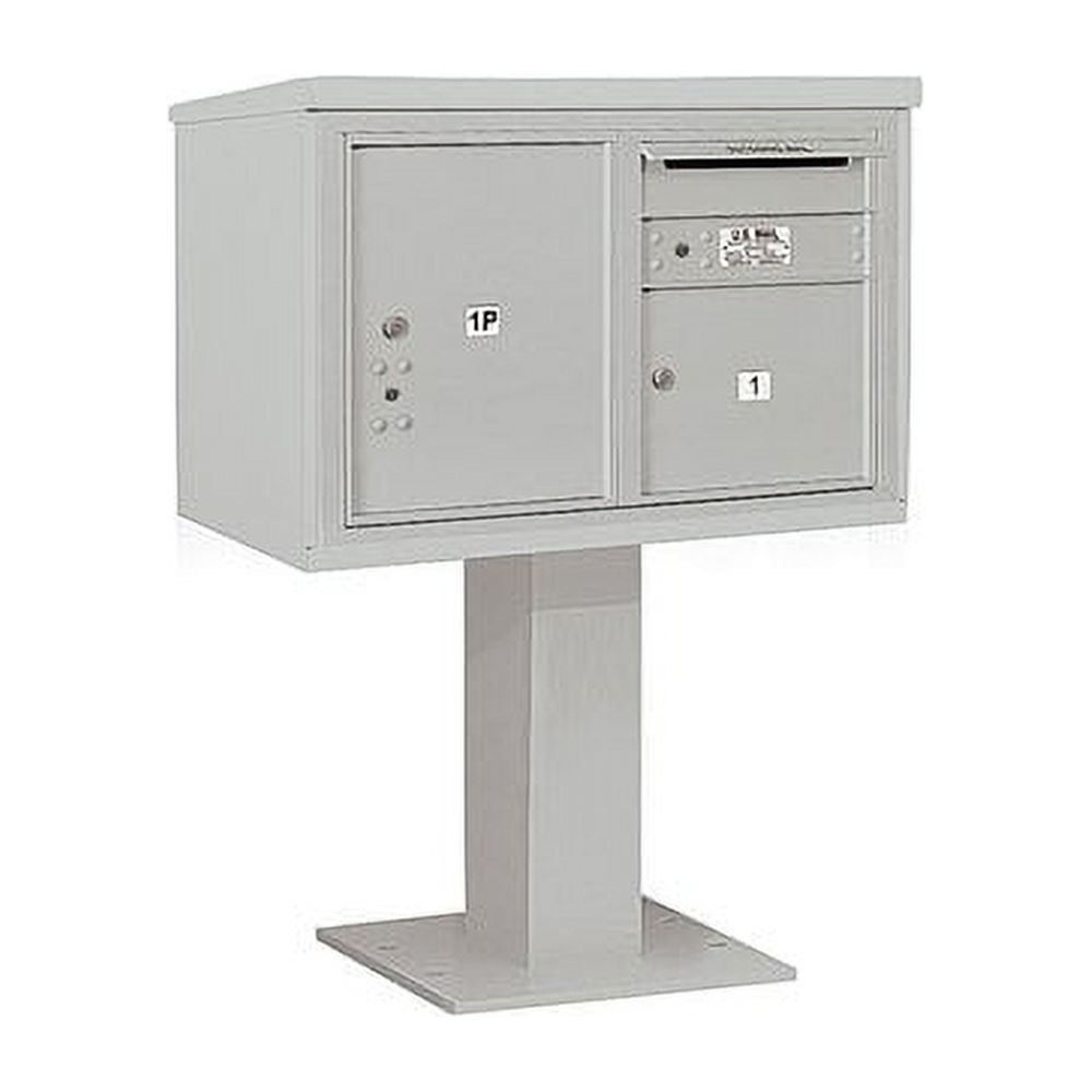 Salsbury Industries 3 Door Front Load 4C Horizontal Cluster Box Unit ...