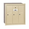 Salsbury Industries 3503SRU Vertical Mailbox - 3 Doors - Sandstone ...