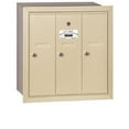 Salsbury Industries 3503SRU Vertical Mailbox - 3 Doors - Sandstone ...