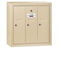 Salsbury Industries 3503SSU Vertical Mailbox - 3 Doors - Sandstone ...