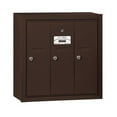 Salsbury Industries 3503ZSU Vertical Mailbox - 3 Doors - Bronze ...