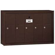 Salsbury Industries 3503SRU Vertical Mailbox - 3 Doors - Sandstone ...