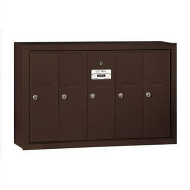 Salsbury Industries 3506ASU Vertical Mailbox - 6 Doors - Aluminum ...