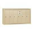 Vertical Mailbox - 6 Doors - Sandstone - Surface Mounted - USPS Access ...