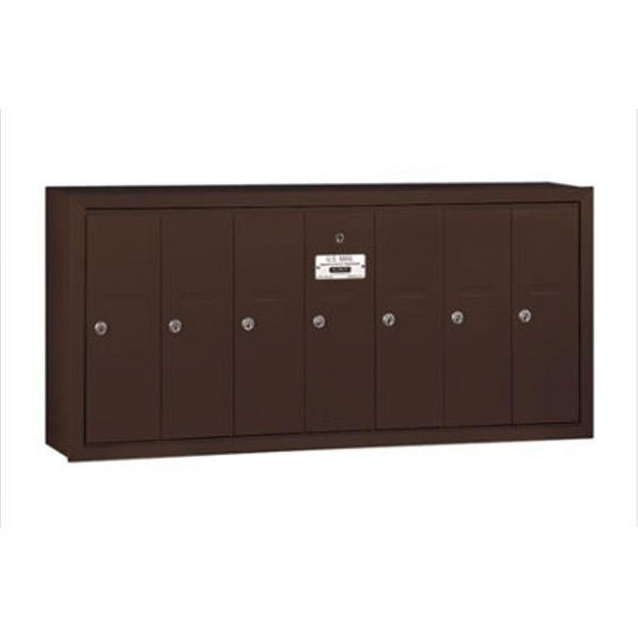 Salsbury Industries 3507ZSU Vertical Mailbox - 7 Doors - Bronze ...