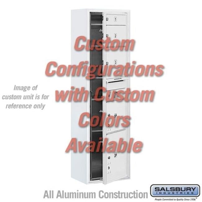 Salsbury Industries 3816S-CCFU Maximum Height Unit 57.75 in. Front Loading USPS Access, Surface ...