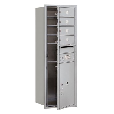 Salsbury Industries 3506ASU Vertical Mailbox - 6 Doors - Aluminum ...