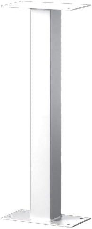 Salsbury Industries 4365WHT Standard Pedestal Bolt Mounted for Roadside ...
