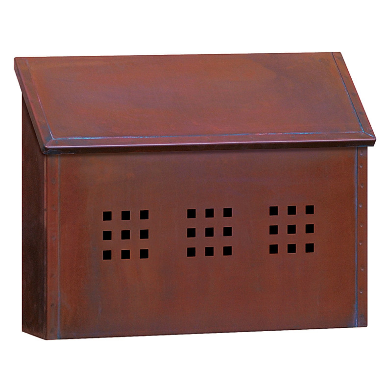 Salsbury Industries 4415 Antique Brass Mailbox - Decorative - Surface ...