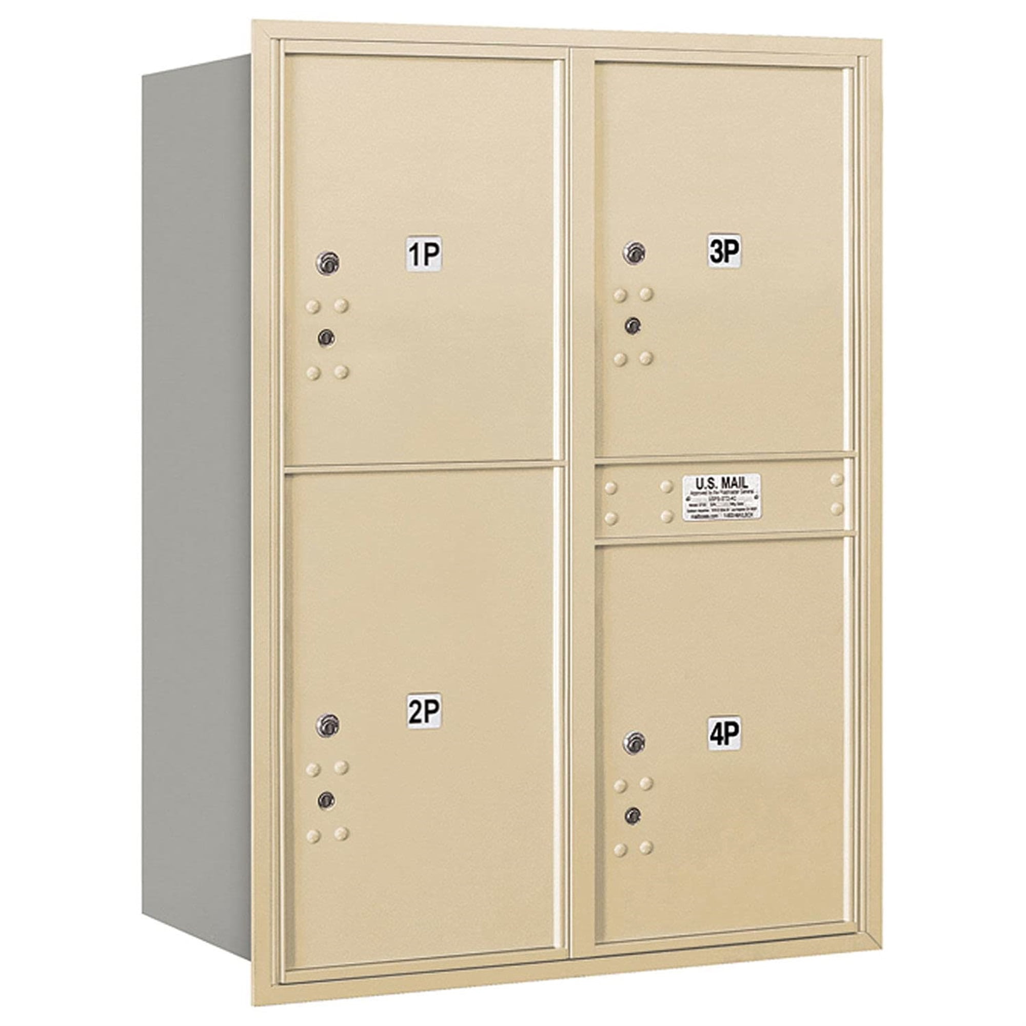 4C Horizontal Mailbox - 11 Door High Unit (41 Inches) - Double Column ...