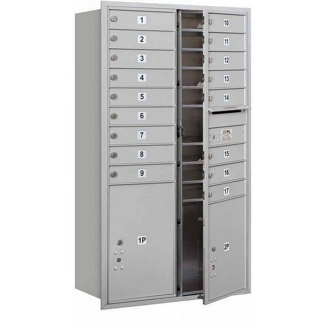 Salsbury Industries 4C Horizontal Mailbox 15-Door High Unit (55 ...
