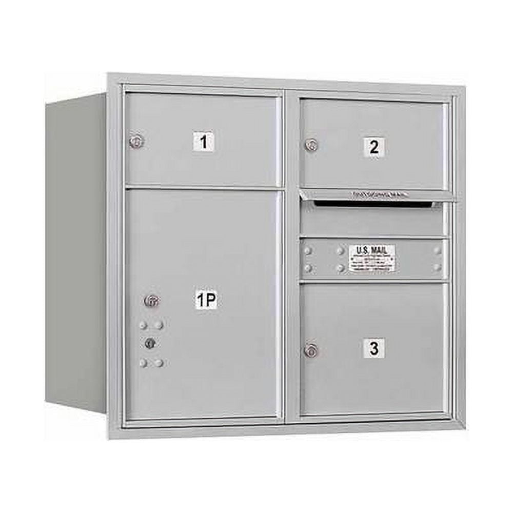 Salsbury Industries 4C Horizontal Mailbox 7-Door High Unit (27 ...