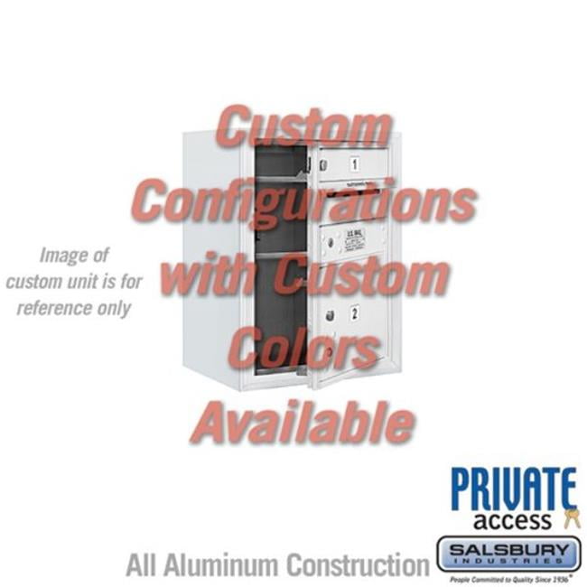 Salsbury Industries 6 Door Height Unit 24.5 in. Front Loading & Private Access, Surface Mounted ...