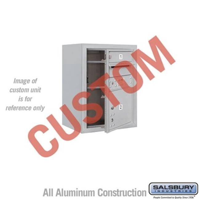 Salsbury Industries 6 Door Height Unit 24.5 in. Front Loading USPS Access Surface Mounted 4C ...