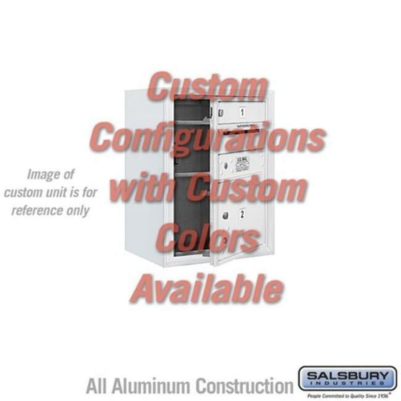 Salsbury Industries 3806S-CCFU 6 Door Height Unit 24.5 in. Front ...