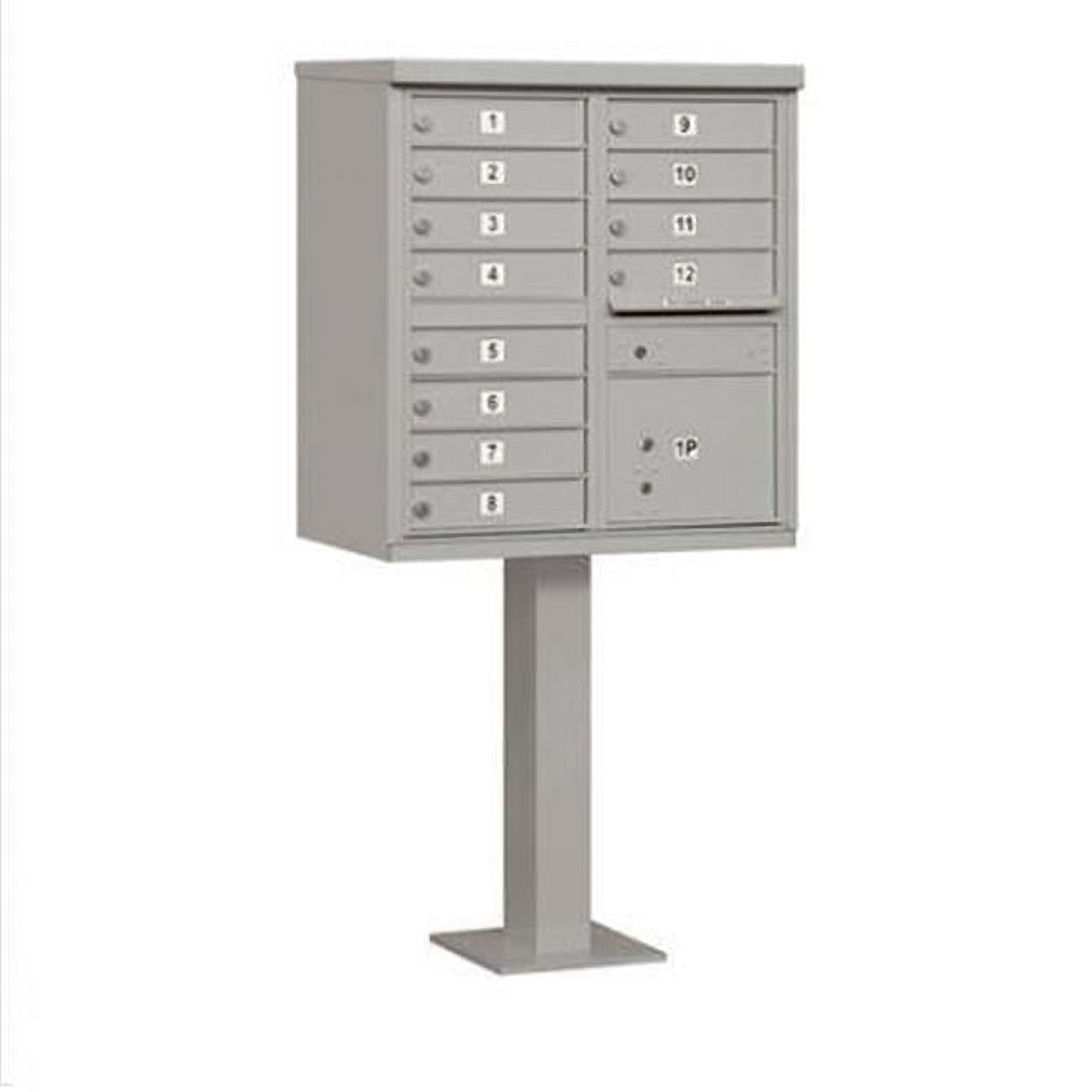 Salsbury Industries Cluster Box Unit - 12 A Size Doors - Type II - Gray ...