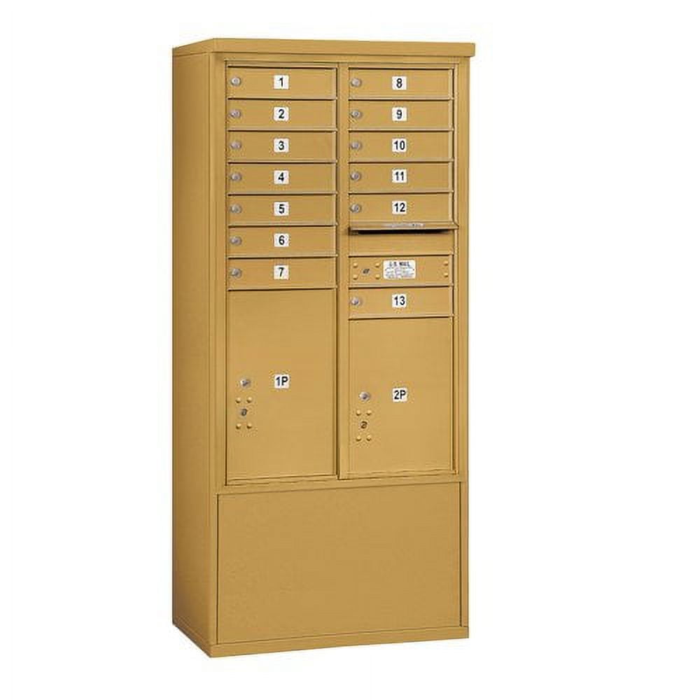 Salsbury Industries Freestanding USPS 16 Door Front Load 4C Horizontal ...