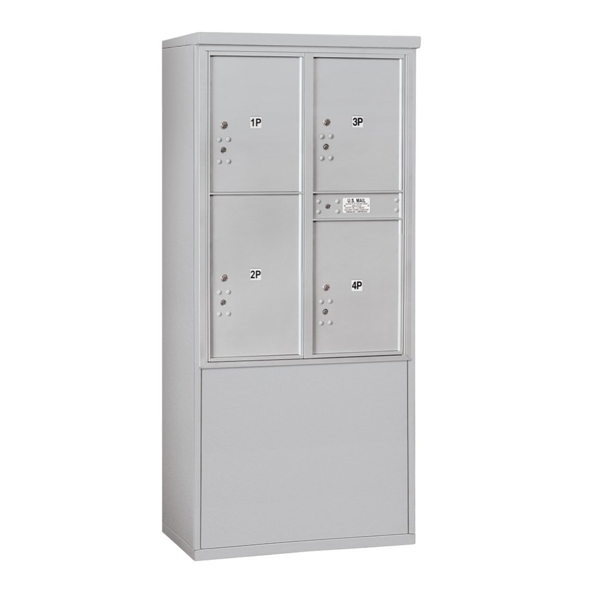 11 Door High Free-Standing 4C Horizontal Parcel Locker with 4 Parcel ...