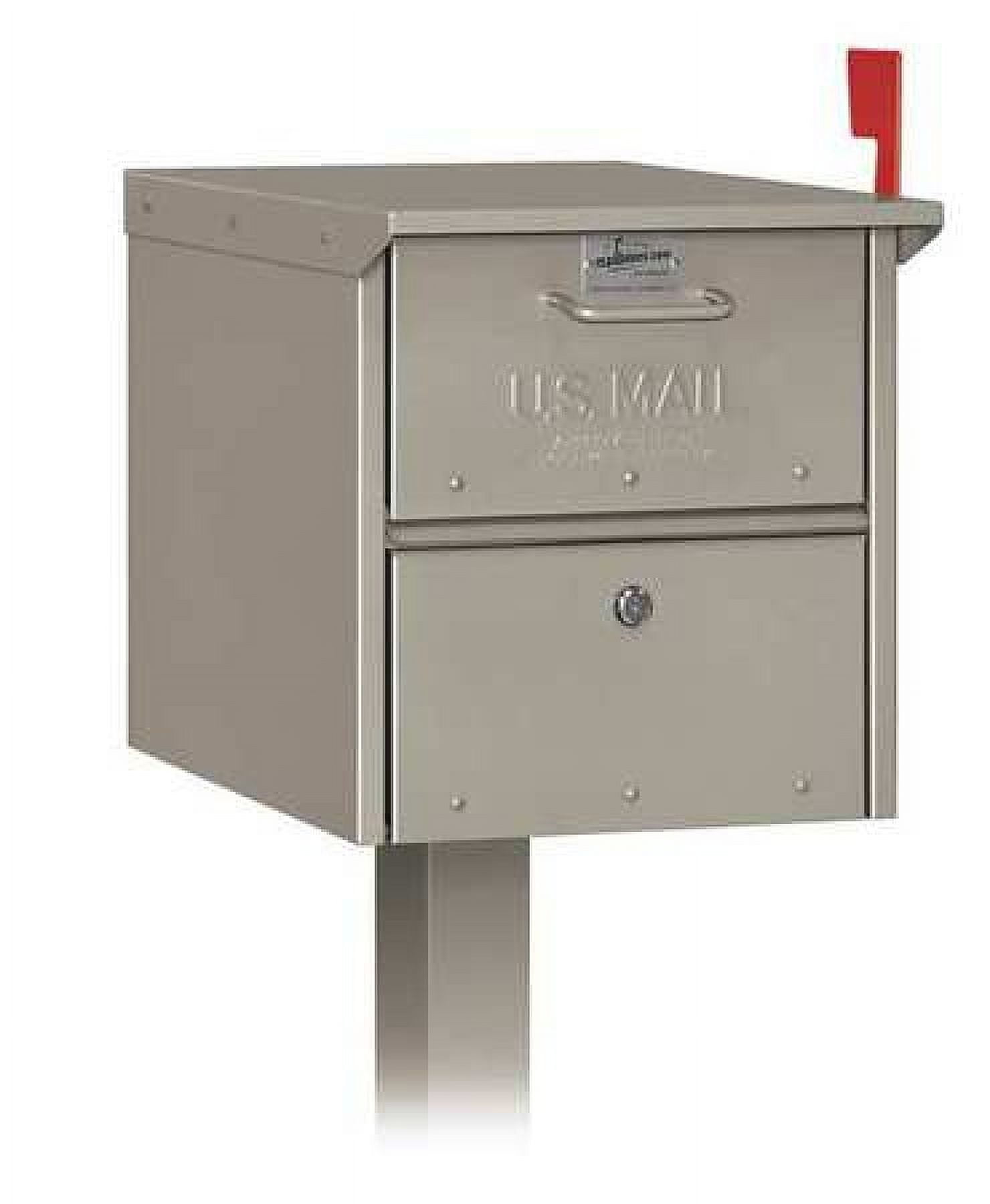 Salsbury Industries Locking Post Mounted Mailbox - Walmart.com