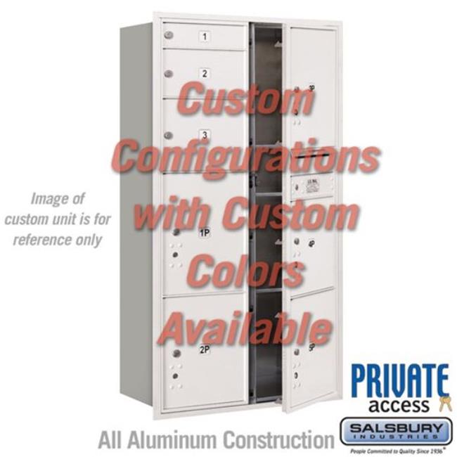 Salsbury Industries Maximum Height Unit 57.125 in. Custom Front Loading & Private Access ...