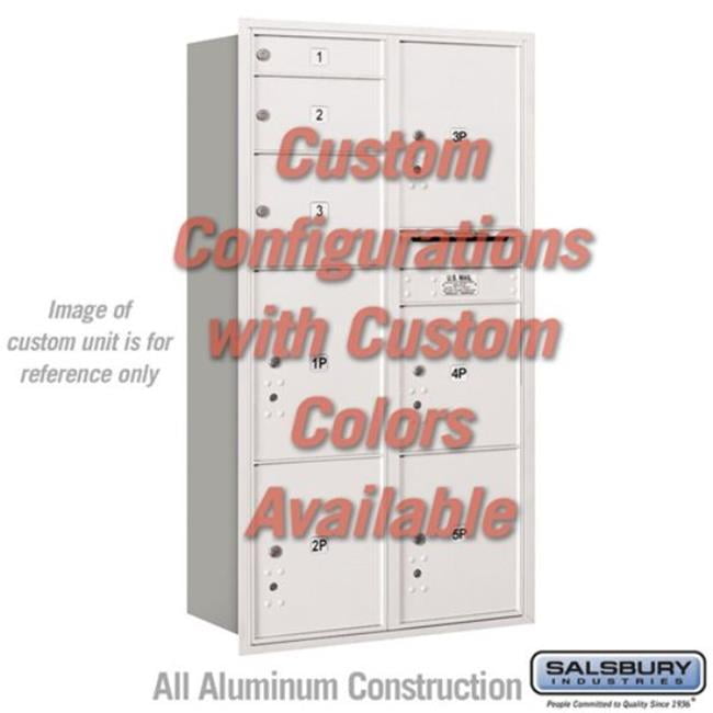 Salsbury Industries Maximum Height Unit 57.125 in. Custom Unit & Custom Rear Loading & USPS ...