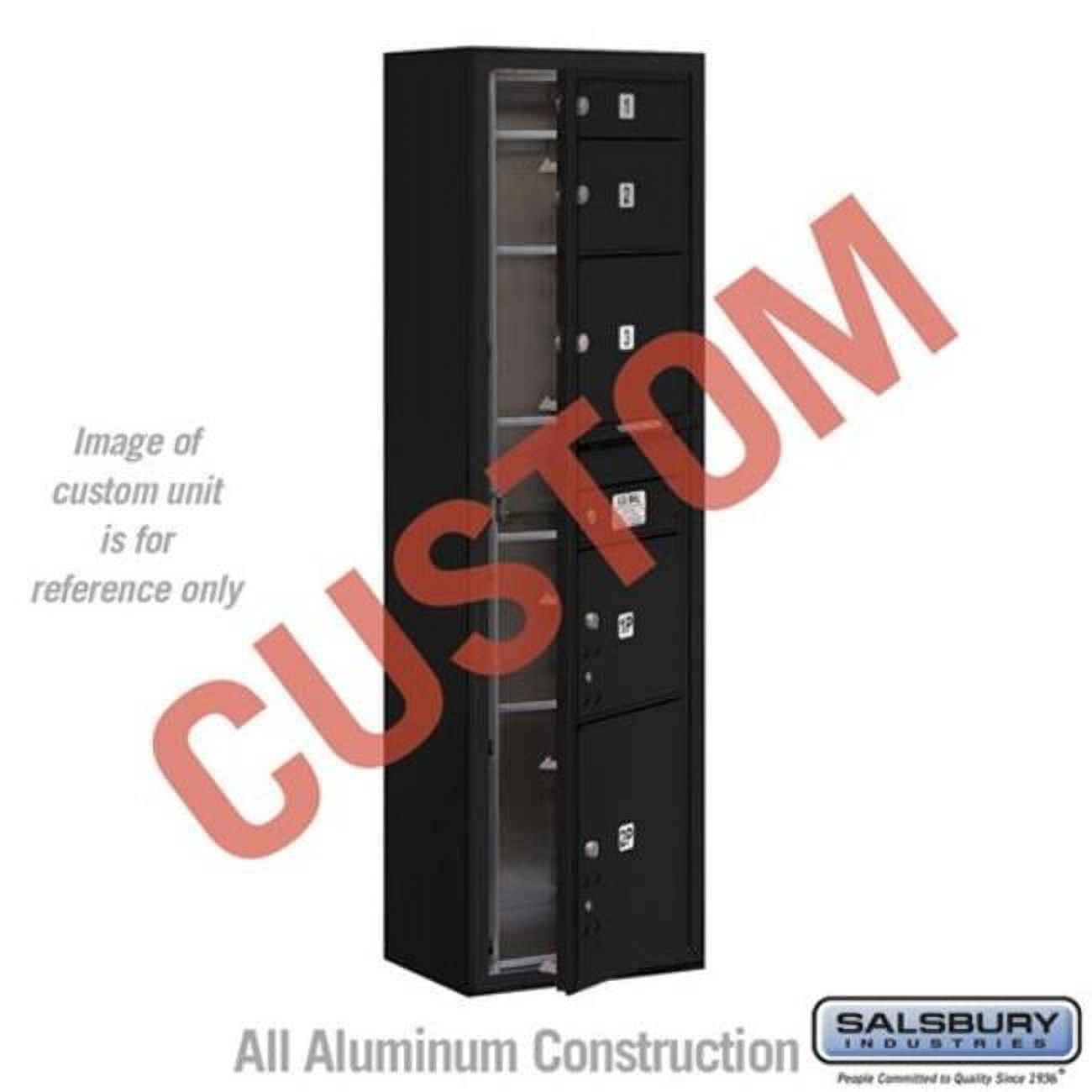 Salsbury Industries 3816S-CBFU Maximum Height Unit 57.75 in. Front Loading USPS Access Surface ...