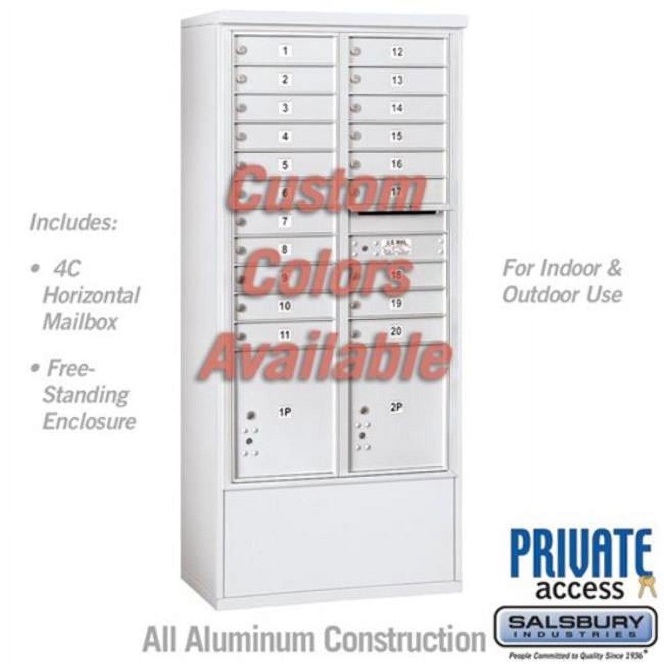 Salsbury Industries Maximum Height Unit 72.125 in. Custom Front Loading & Private Access Free ...