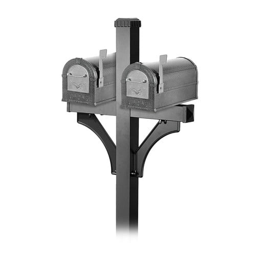 Salsbury Industries 4855PW-7200 Heavy Duty Rural Mailboxes Pewter ...