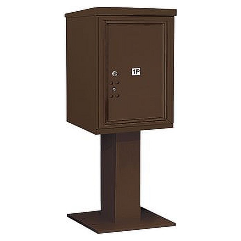 Salsbury Industries Pedestal Mounted 1 Door Front Load 4C Horizontal ...