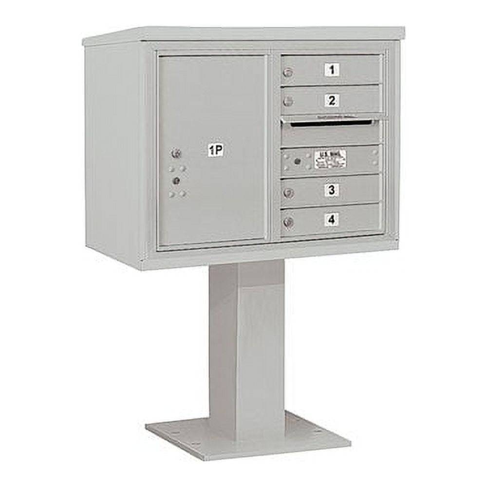 Salsbury Industries Pedestal Mounted 4 Unit 6 Door Front Load 4C ...