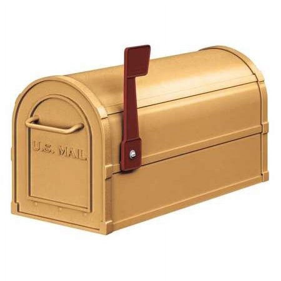 Salsbury Industries 4850A-BRS Antique Rural Mailbox - Brass - Walmart.com