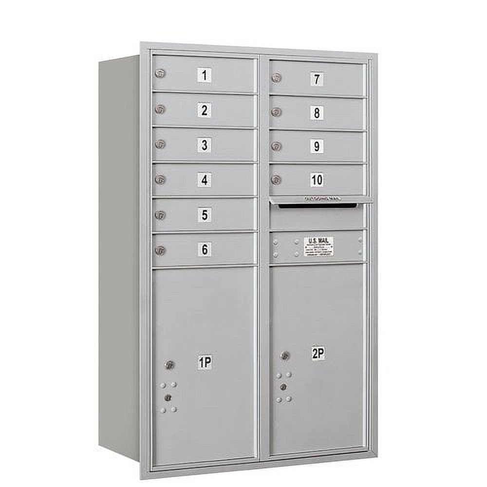 Salsbury Industries Recessed Private 13 Door Rear Load 4C Horizontal ...