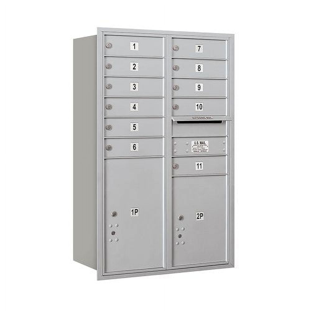 Salsbury Industries Recessed USPS 14 Door Rear Load 4C Horizontal Mail ...