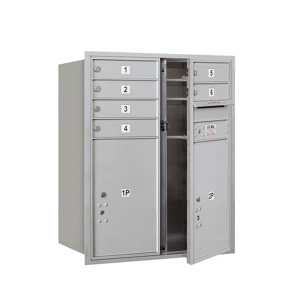 Salsbury Industries Recessed USPS 9 Door Front Load 4C Horizontal Mail ...