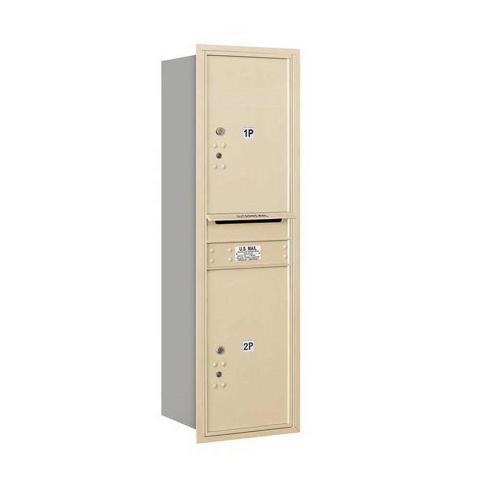 Salsbury Industries Recessed USPS Aluminum 3 Unit Parcel Locker ...