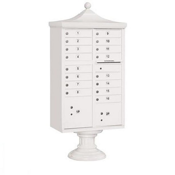 Salsbury Industries Salsbury Regency Decorative Cluster Pedestal Mail ...