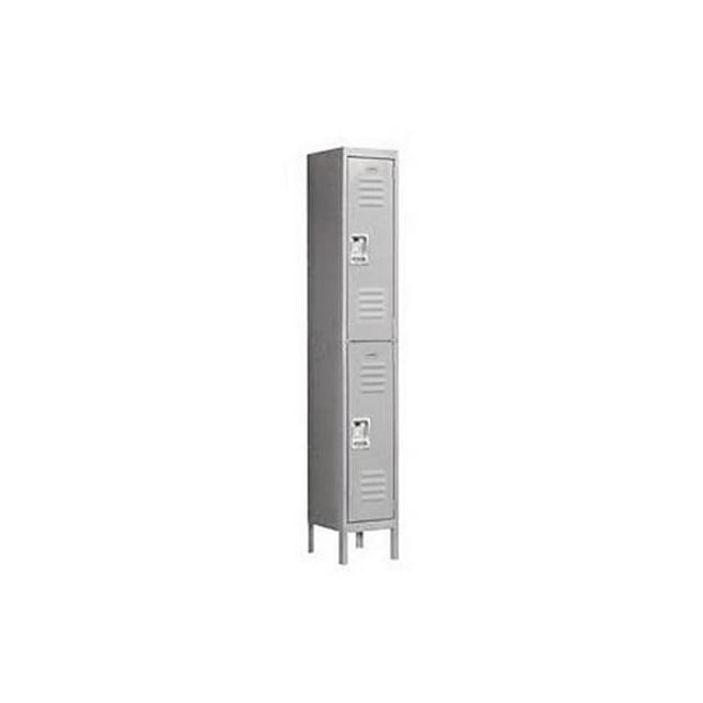 Salsbury Industries Standard Metal Locker-Double Tier-1 Wide-Gray ...