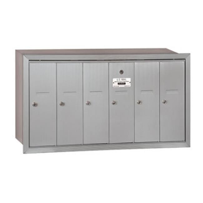 Vertical Mailbox (Includes Master Commercial Lock) - 6 Doors - Aluminum ...