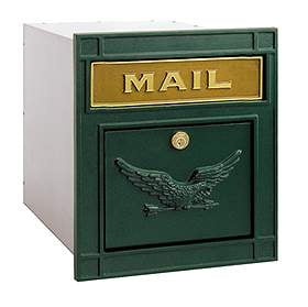 Salsbury Industries Column Mailbox, Eagle Locking, PC, Green - 4145E ...