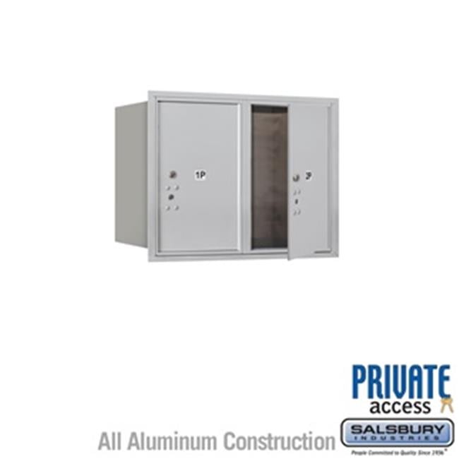 6 Door High Recessed Mounted 4C Horizontal Parcel Locker with 2 Parcel ...