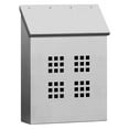 Stainless Steel Mailbox - Decorative - Vertical Style - Walmart.com